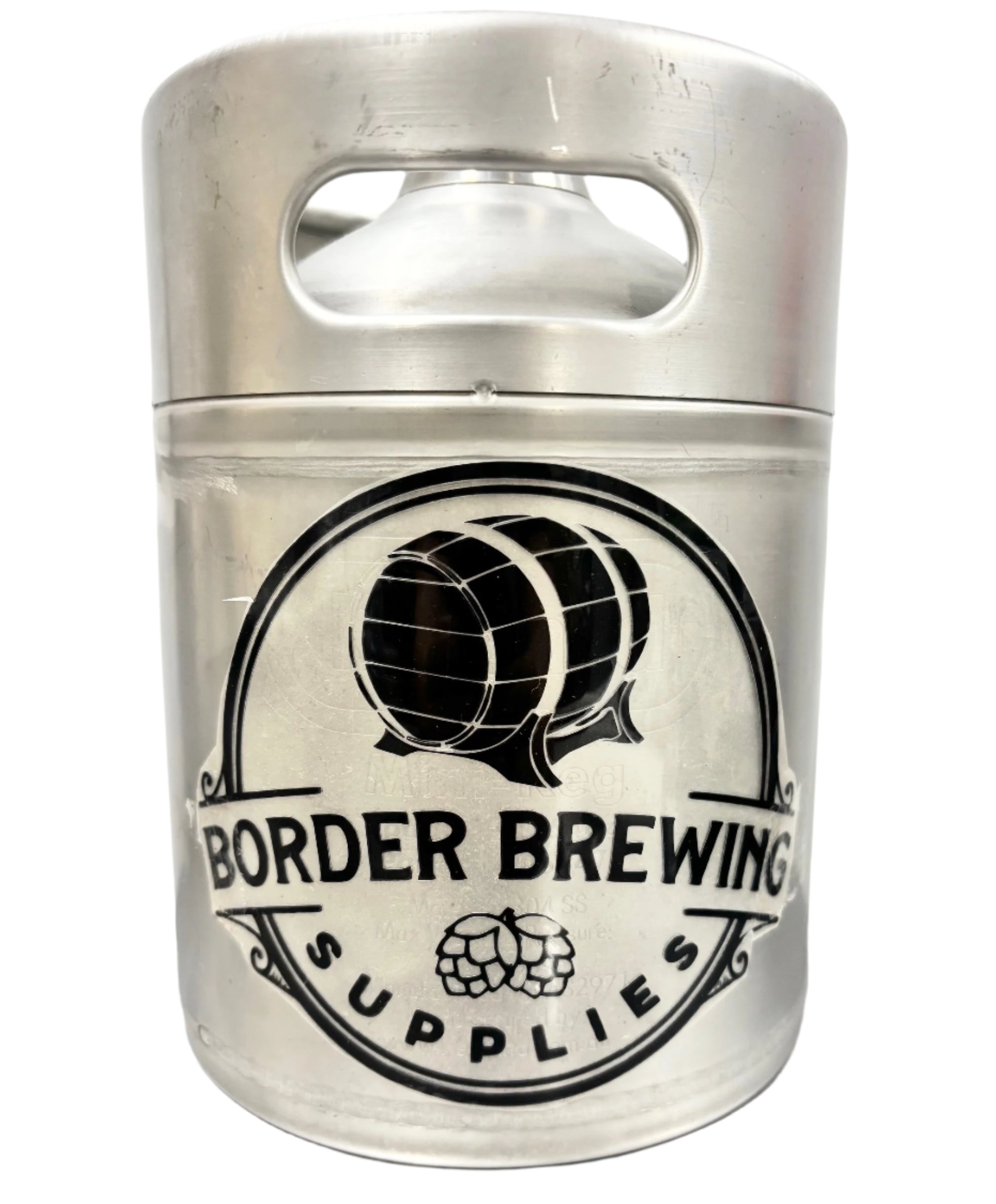 Keg 2L Mini Stainless Steel | Border Brewing Supplies
