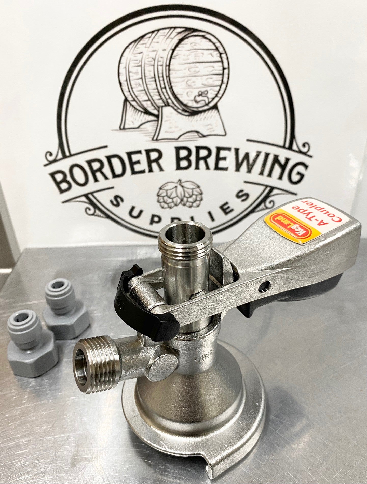 Coupler A Type for Commercial Kegs | Border Brewing Supplies