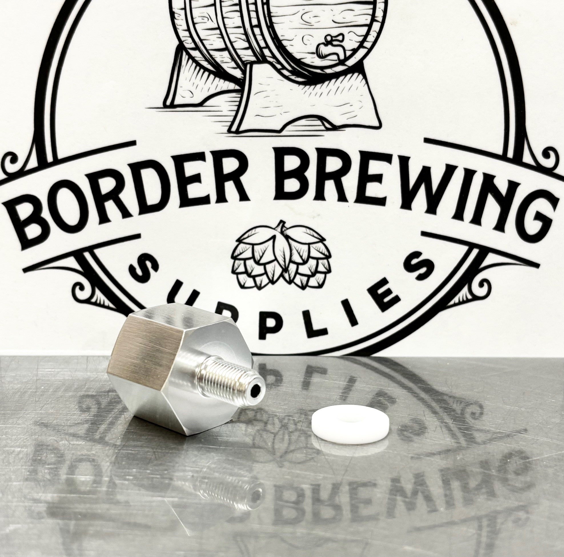 Mini Regulator Adaptor for Type 30 gas Cylinder | Border Brewing Supplies