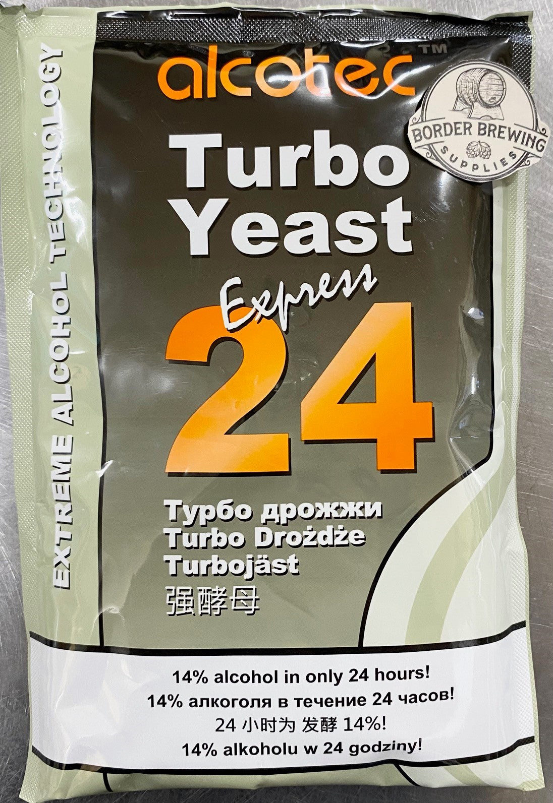 Alcotec Turbo Yeast Express 24 Hour | Border Brewing Supplies
