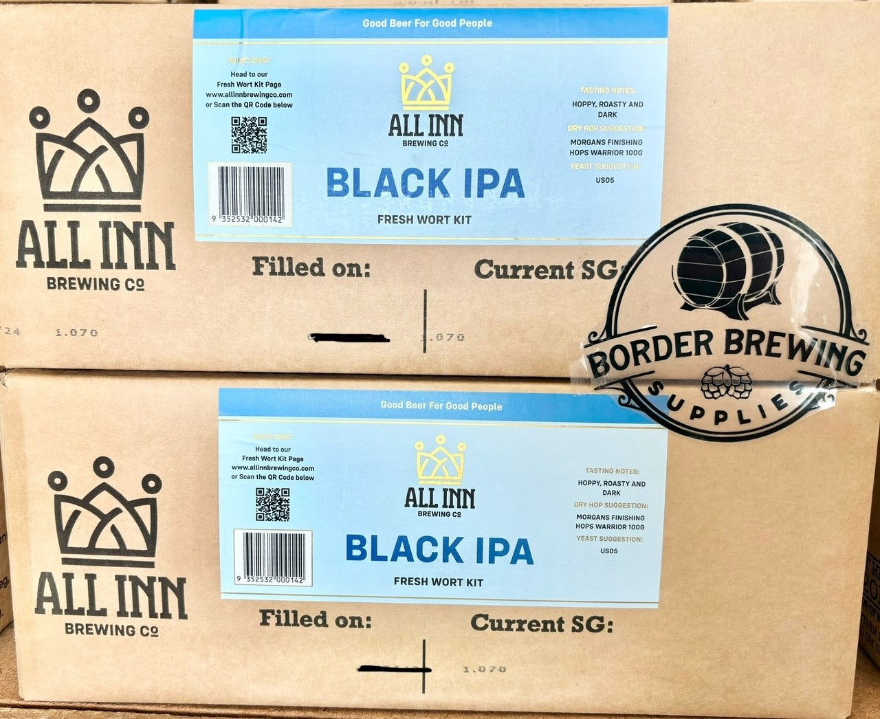 All Inn Brewing Fresh Wort Kit Black IPA | Border Brewing Supplies