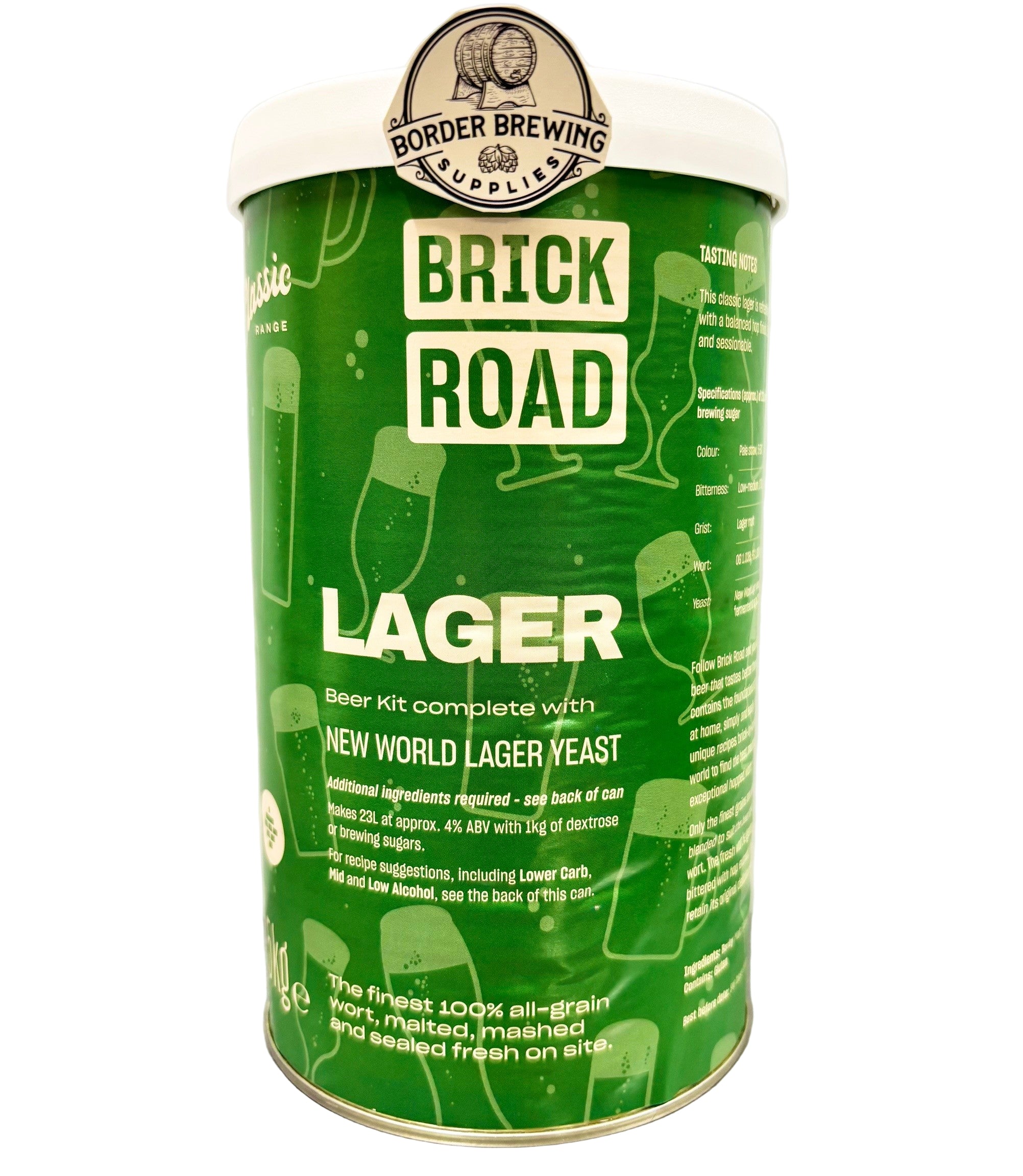 Brick Road Lager Brew Kit | Border Brewing Supplies