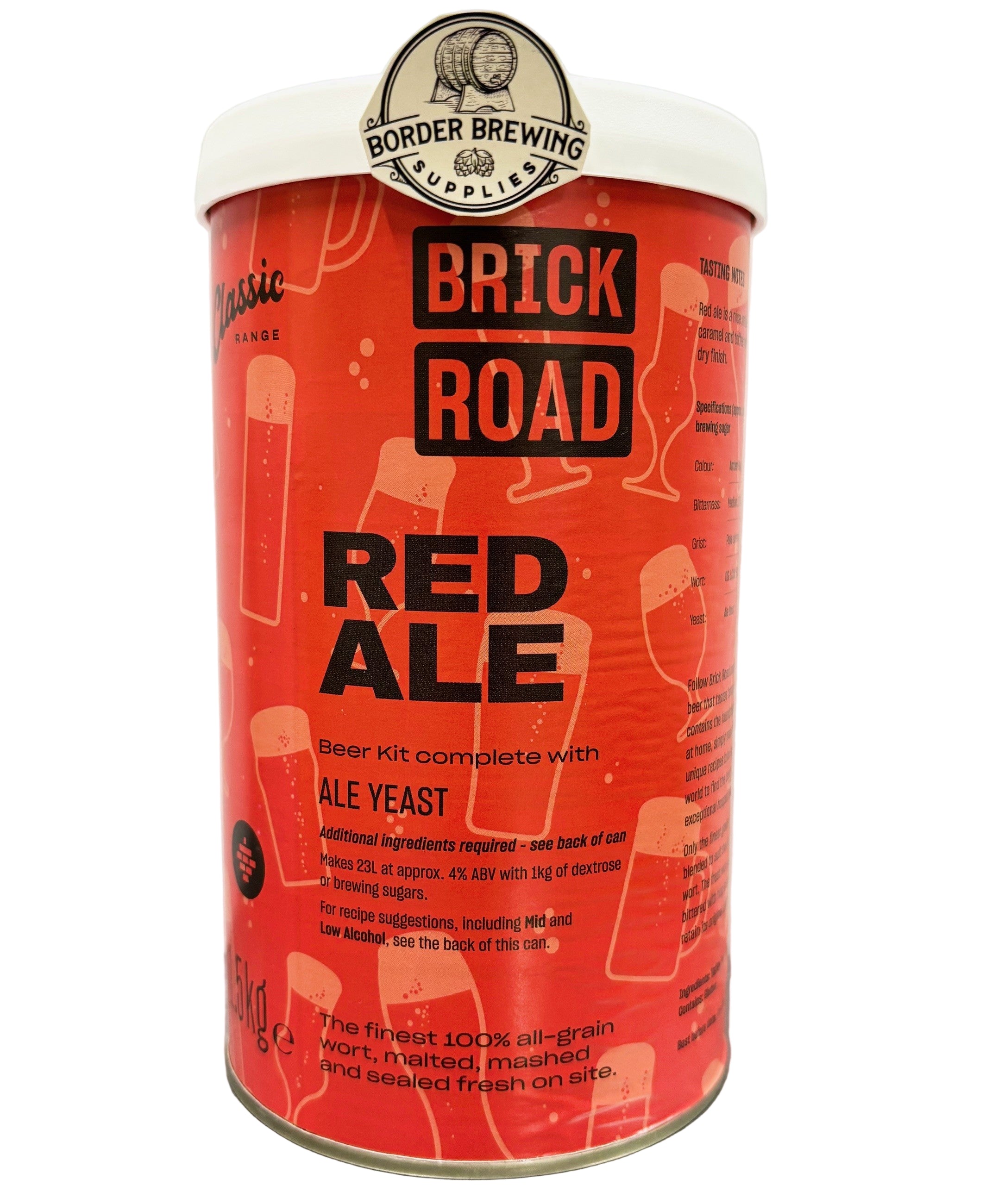 Brick Road Red Ale Brew Kit | Border Brewing Supplies