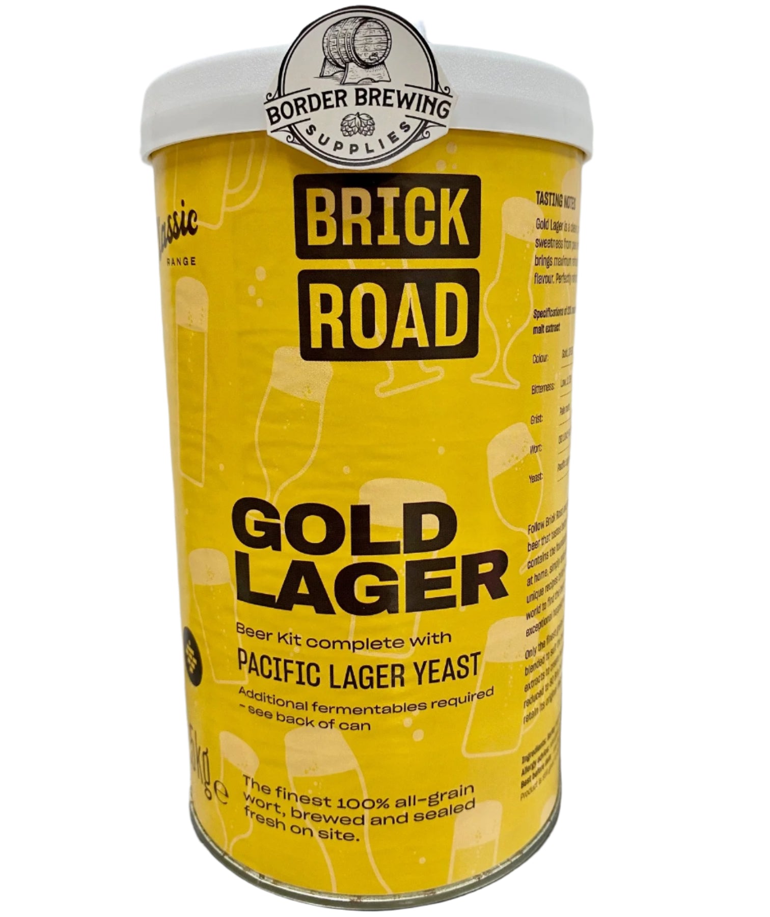 Brick Road Gold Lager Brew Kit | Border Brewing Supplies