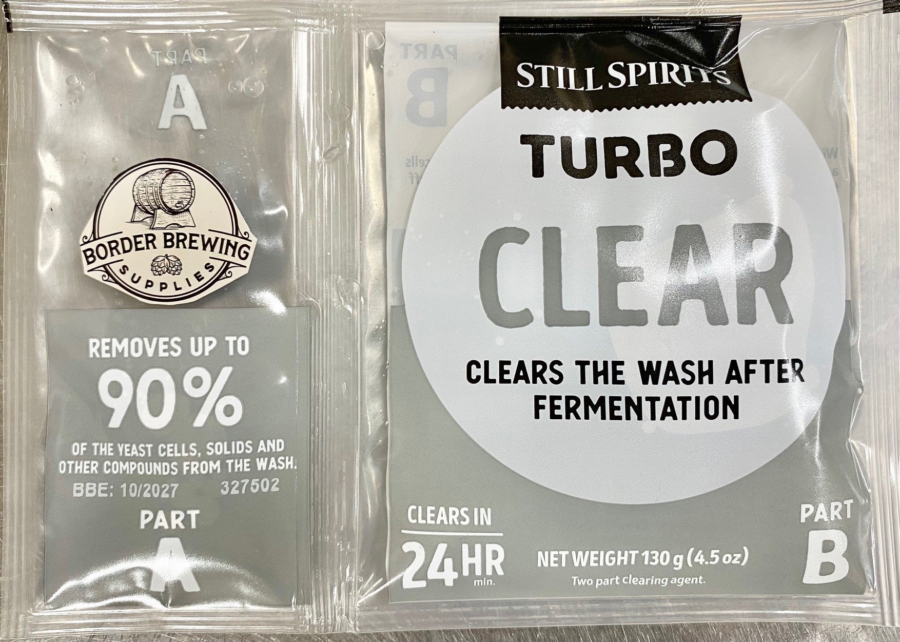 Still Spirits Turbo CLEAR Part A + B | Border Brewing Supplies