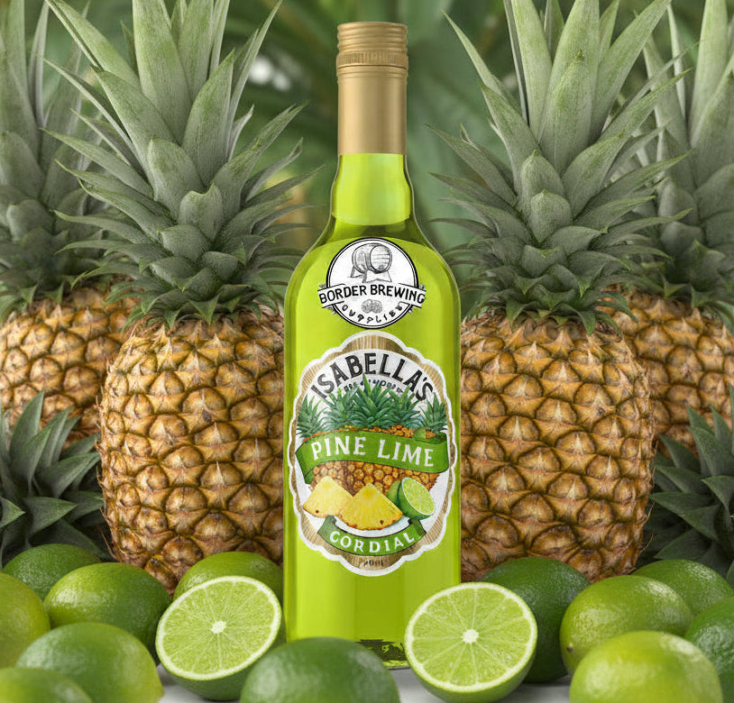 Isabella's Pine Lime Cordial | Border Brewing Supplies