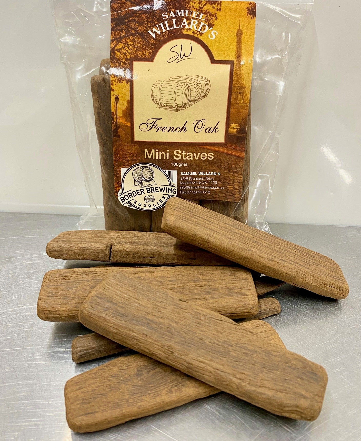 French Oak Barrel Mini Staves | Border Brewing Supplies