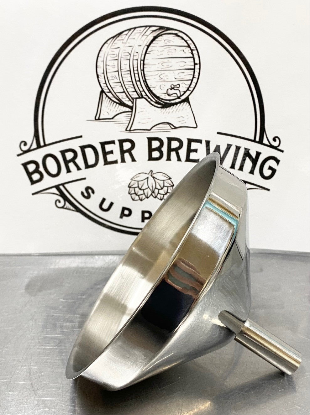 Funnel 15cm Stainless Steel | Border Brewing Supplies