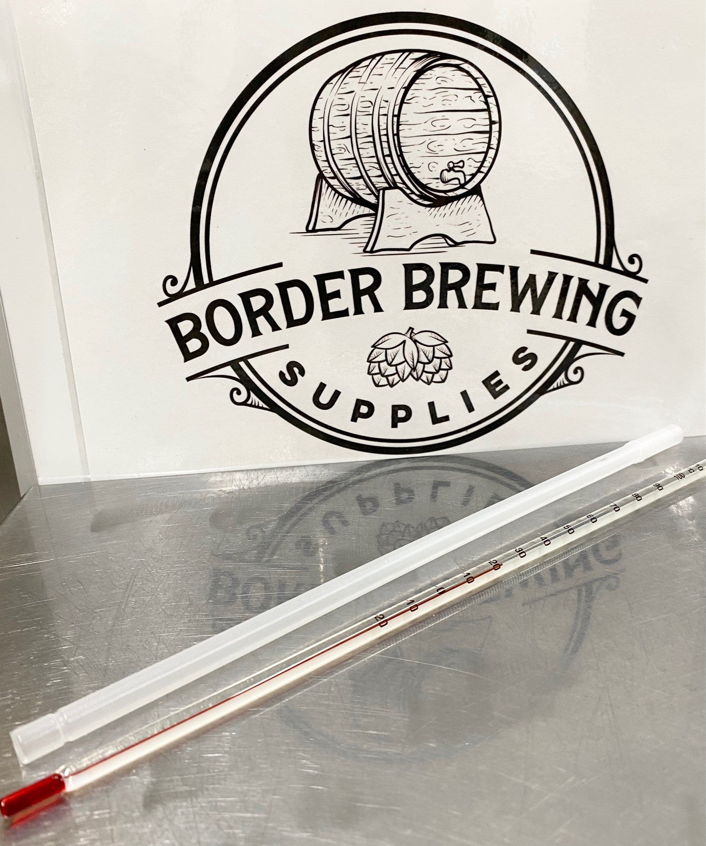 Thermometer Glass | Border Brewing Supplies