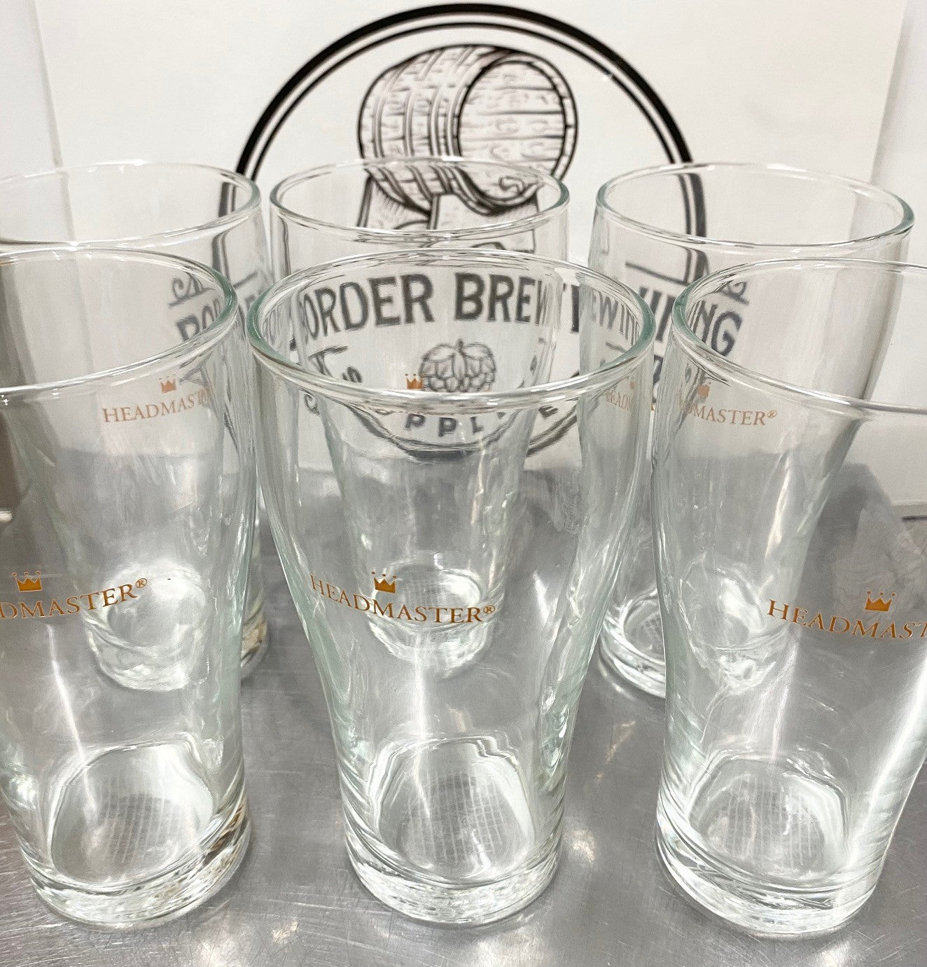 Headmaster Crown Glass | Border Brewing Supplies