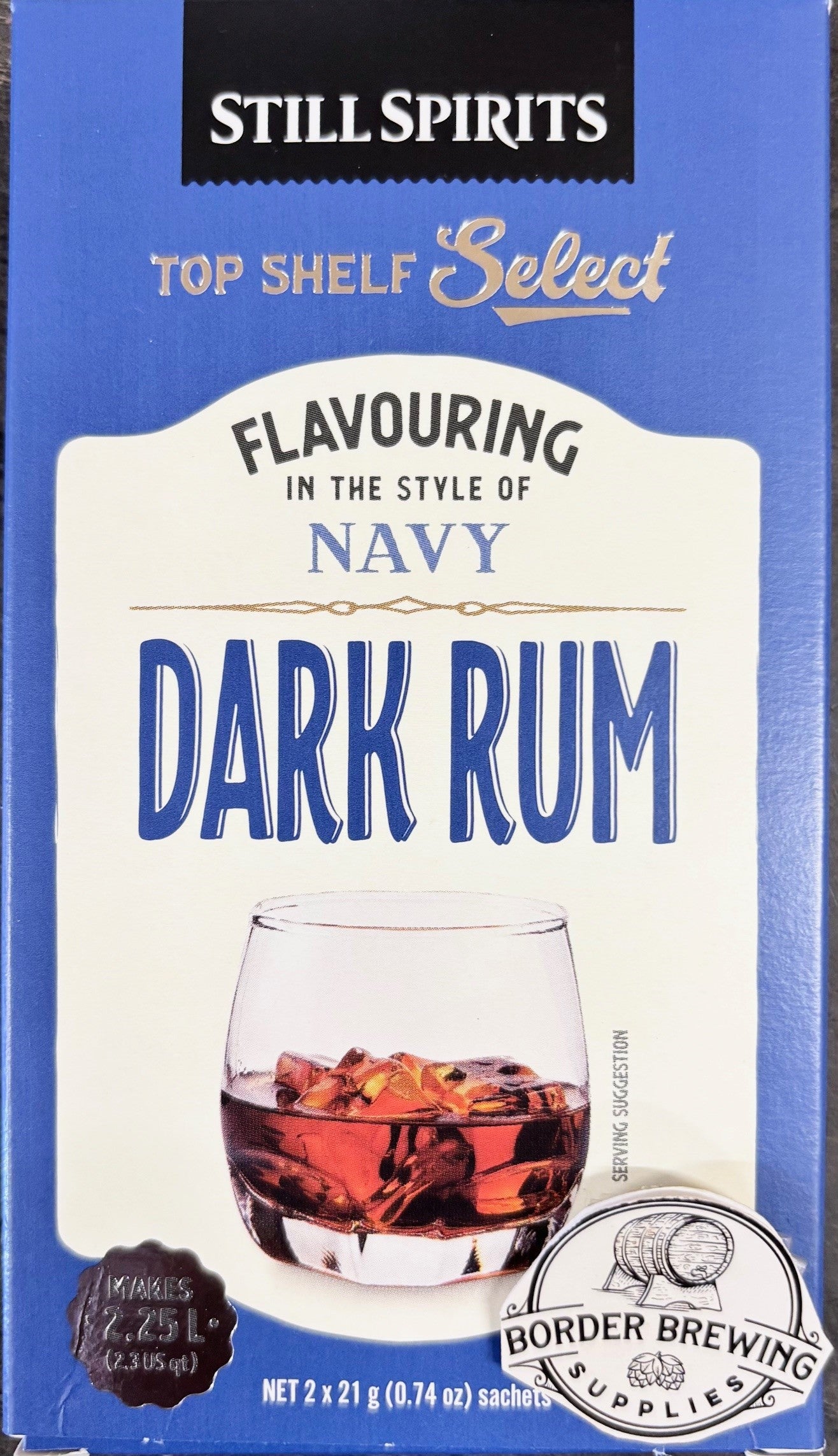 Still Spirits Top Shelf Select Navy Dark Rum | Border Brewing Supplies
