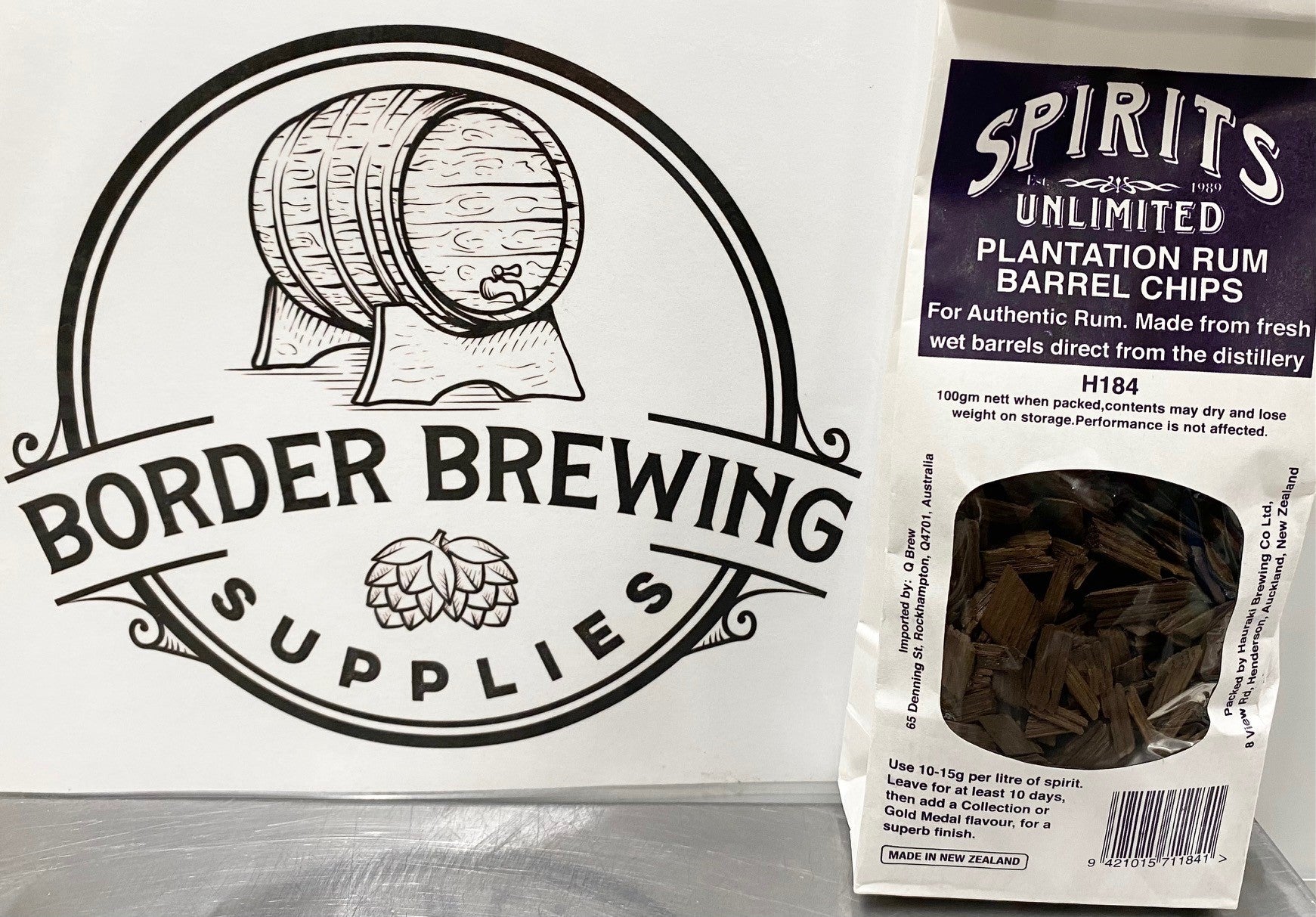 Spirits Unlimited Plantation Rum Chips | Border Brewing Supplies