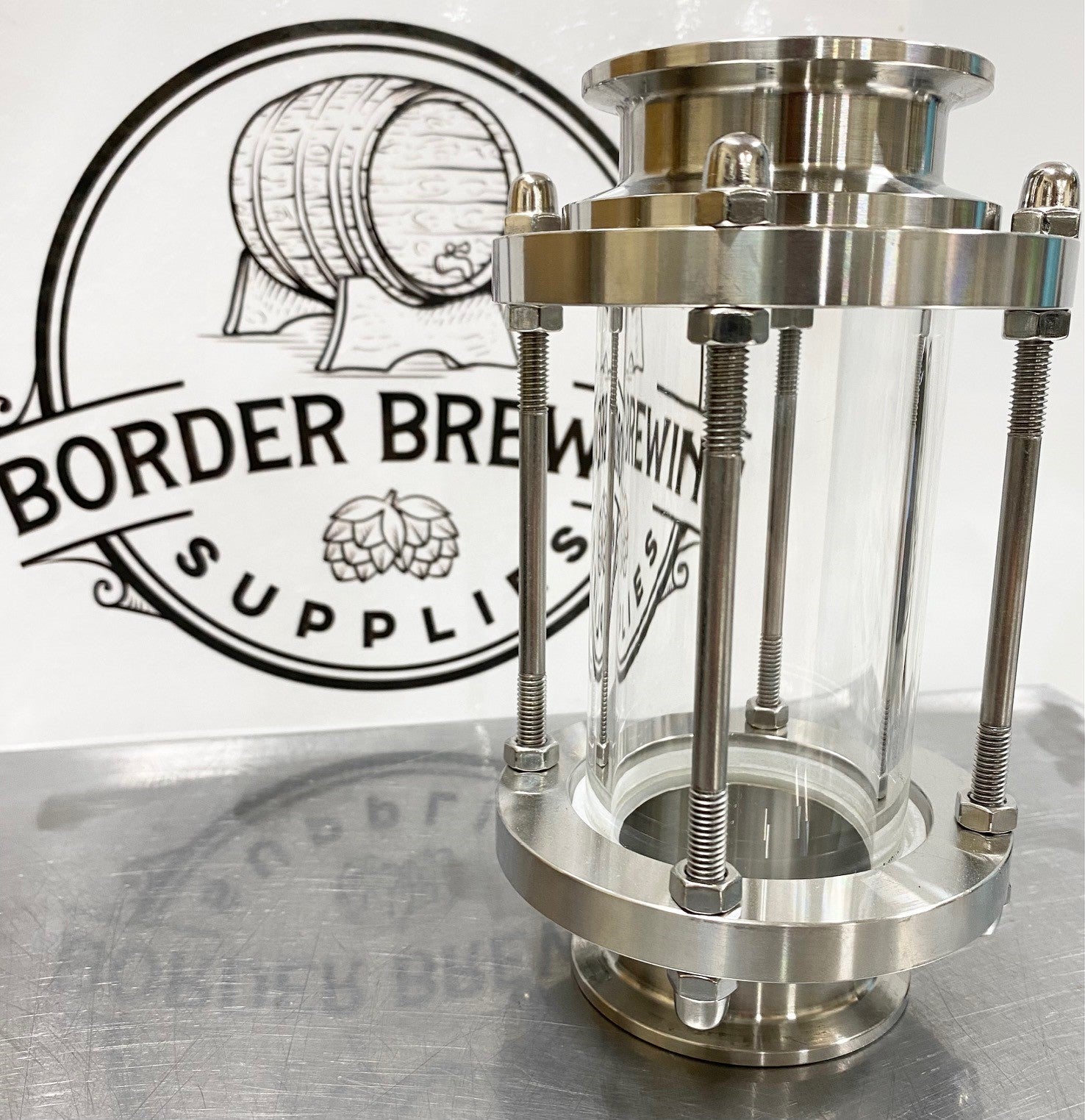 Sight Glass Tri-Clover 2 Inch | Border Brewing Supplies