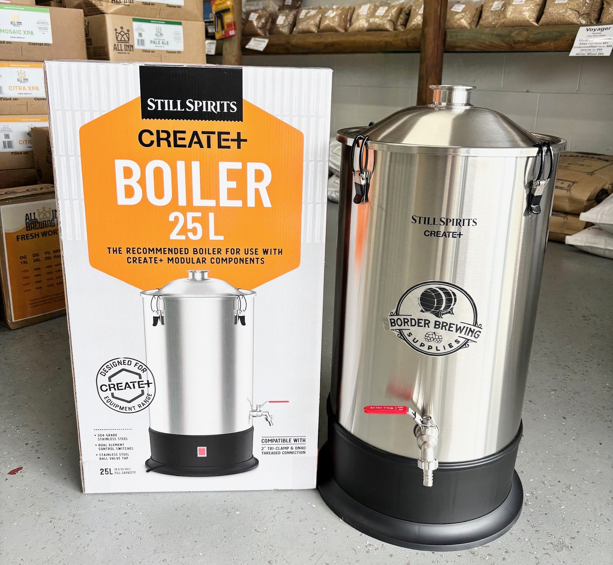 Still Spirits Create+ Boiler 25L Twin Element | Border Brewing Supplies