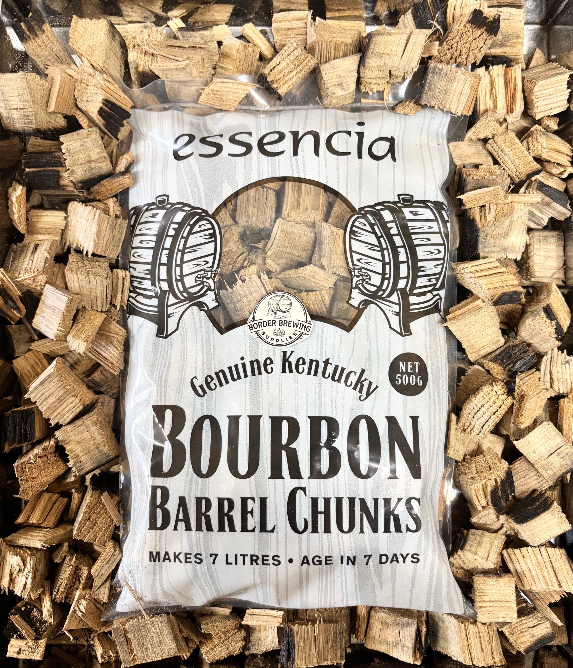Essencia Kentucky Bourbon Barrel Chunks | Border Brewing Supplies
