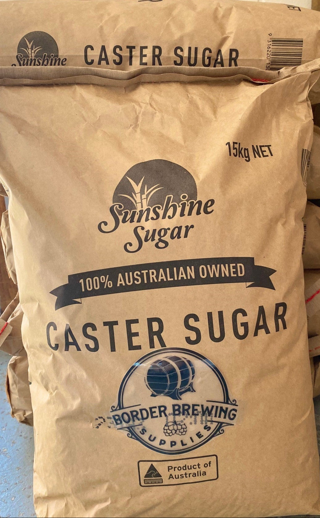 Caster Sugar 15kg | Border Brewing Supplies