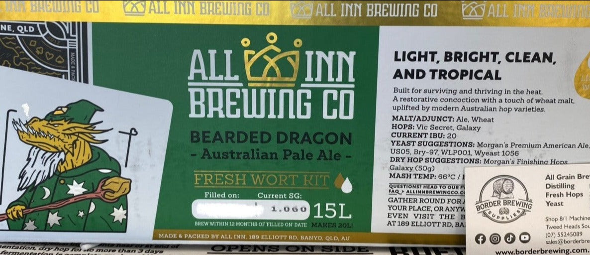 All Inn Brewing Fresh Wort Kit Australian Pale Ale | Border Brewing ...