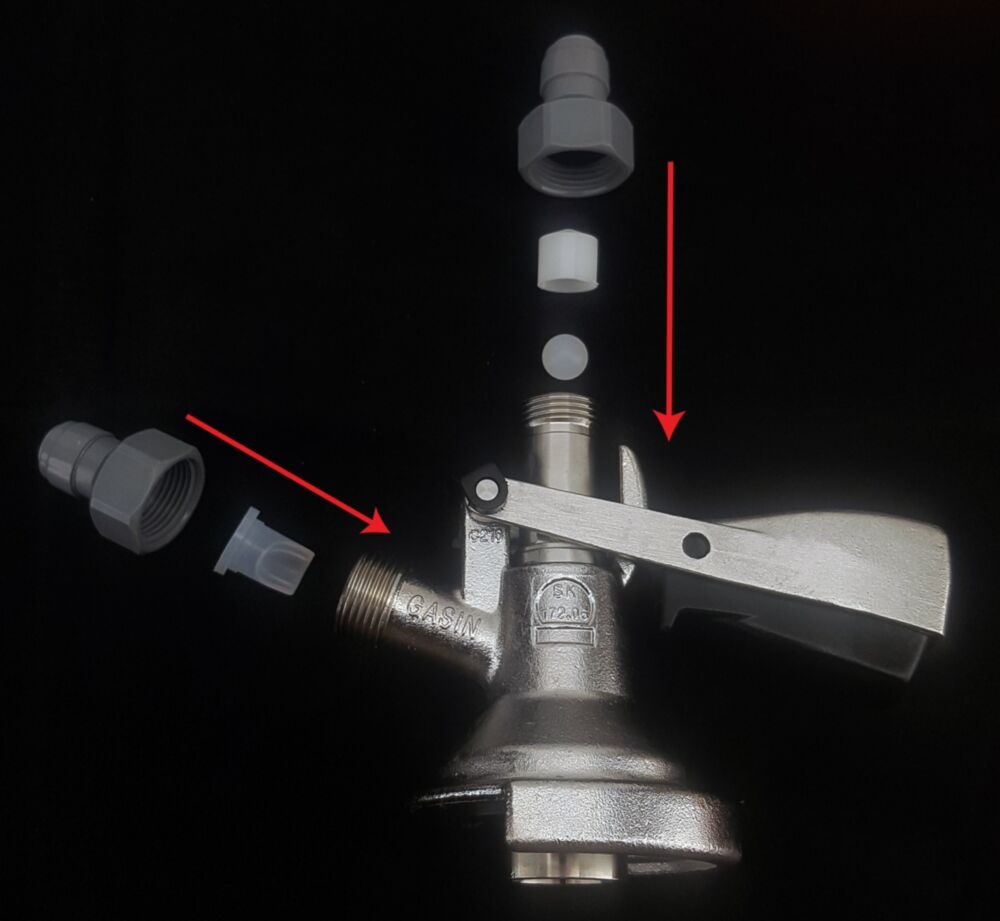 Coupler A Type for Commercial Kegs | Border Brewing Supplies